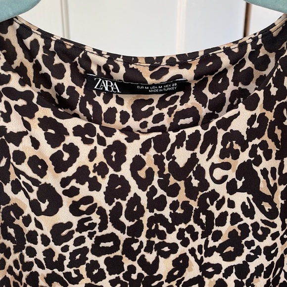Tops | Zara Cheetah Bodysuit | Poshmark